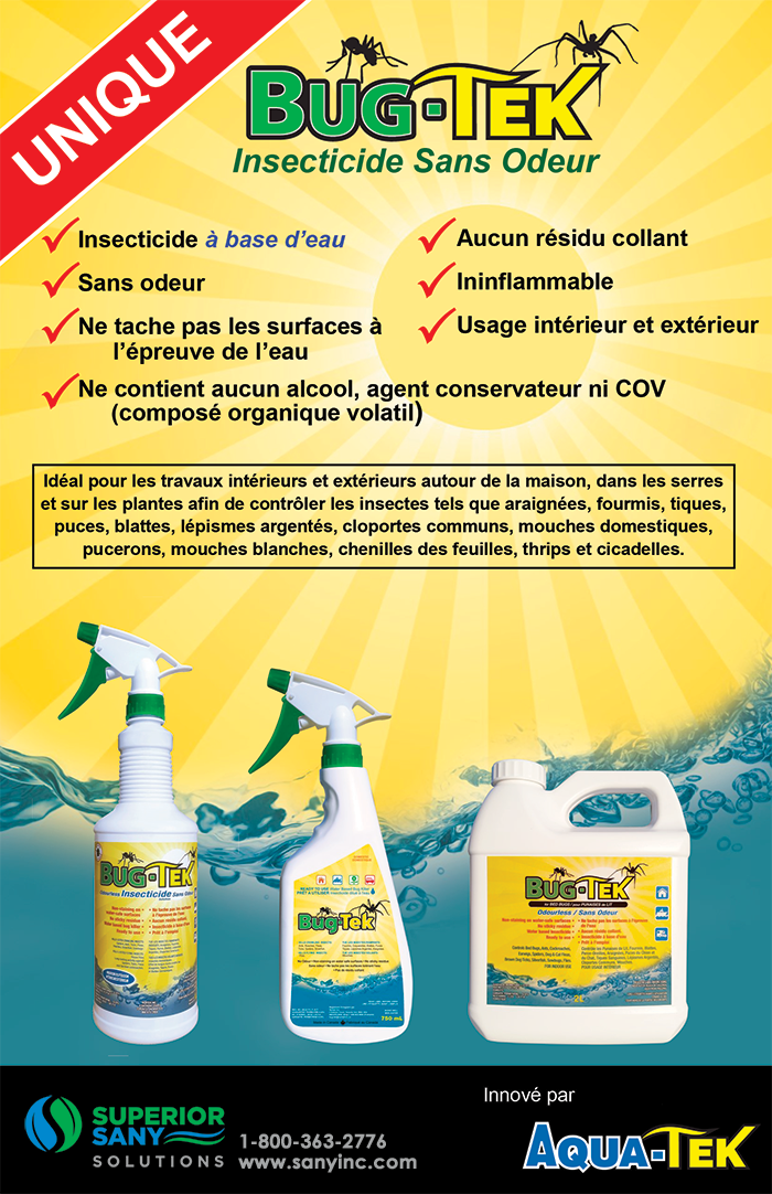 Superior Sany Solutions. BUG-TEK - Insecticide - 2 L
